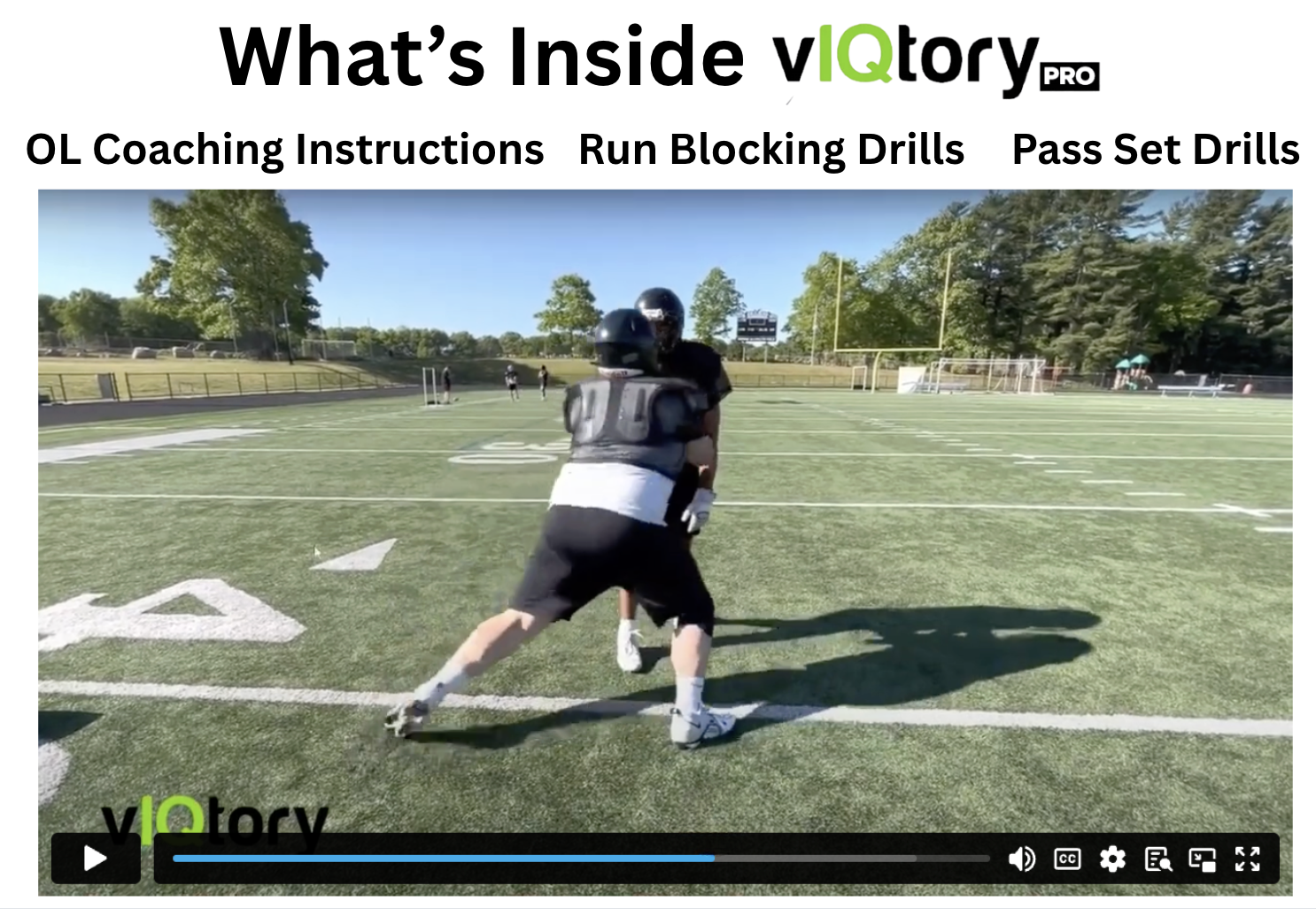 How To Get In A Proper Offensive Lineman Stance - vIQtory Sports